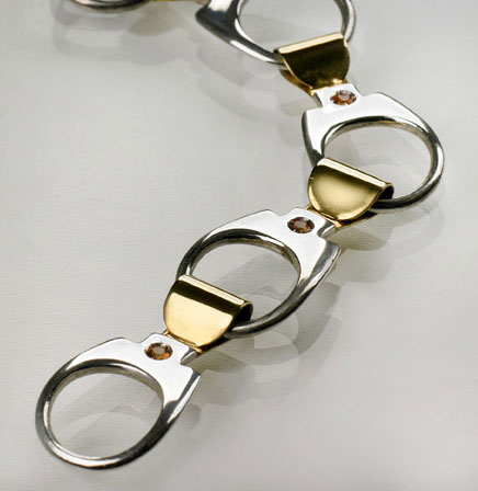 Rebecca H Joselyn Ring Pull Necklace - Handmade Jewellery UK Odissa